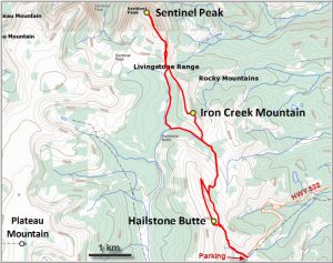 Hailstone Butte, Sentinel Peak & Iron Creek Mountain - Spectacular ...