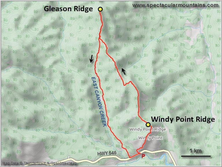 Windy Point Ridge & Gleason Ridge - Spectacular Mountains