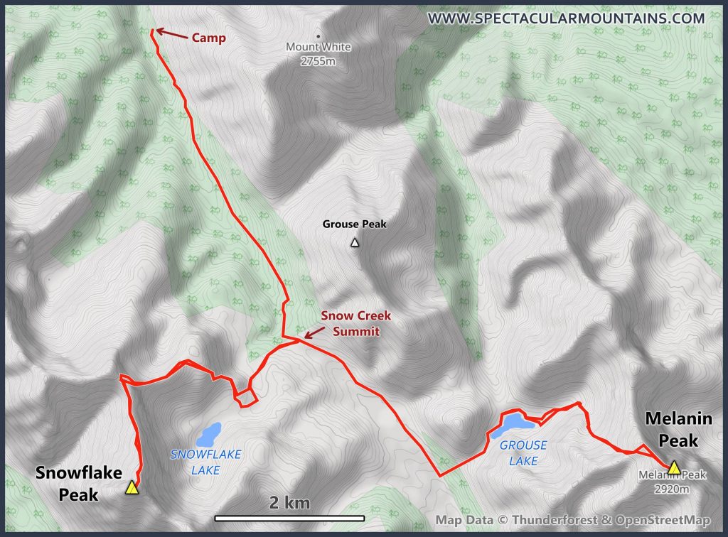 Snowflake Peak - Spectacular Mountains