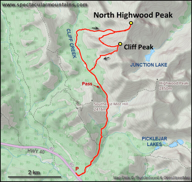 North Highwood Peak - Spectacular Mountains